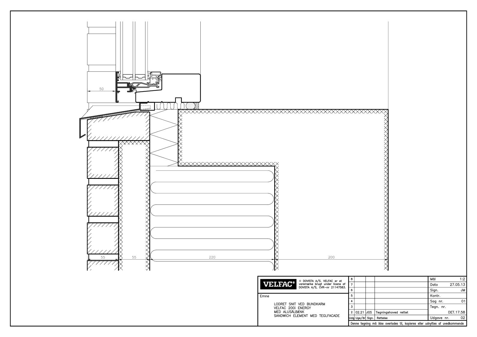 VELFAC Produktdatabase | Vinduer og døre